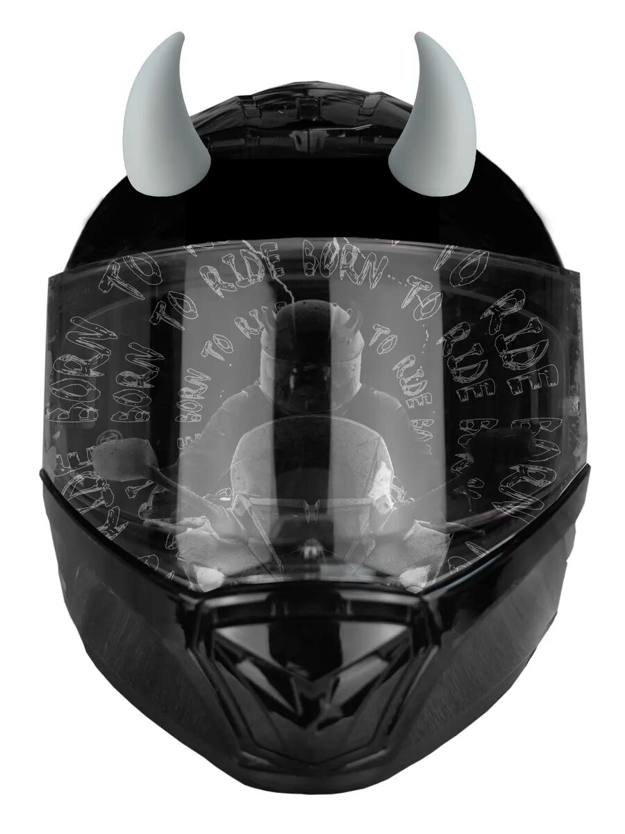 Рожки на шлем мототор набор из 2 штук на мотошлем/велошлем/горнолыжный