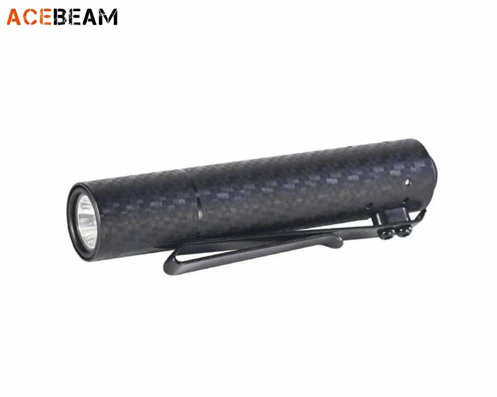 Фонарь Acebeam Rider RX 2.0 Al Black Carbon Fiber Pattern, 14500, диод Cree XP-L2, 105 метров, 1000 люмен (Комплект)