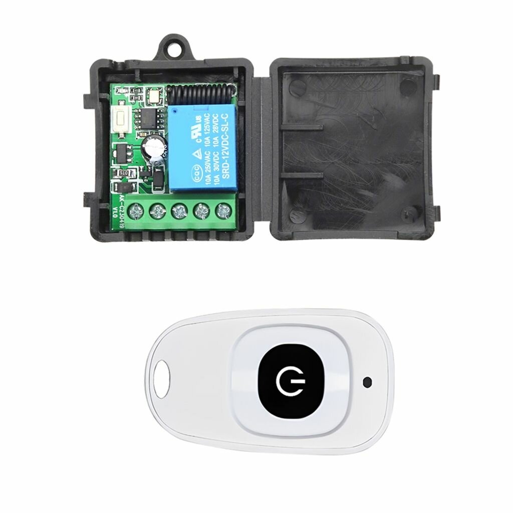 Электромагнитный замок DC12V24V с электрическим управлением дверью дистанционного управления-433 МГц-черный