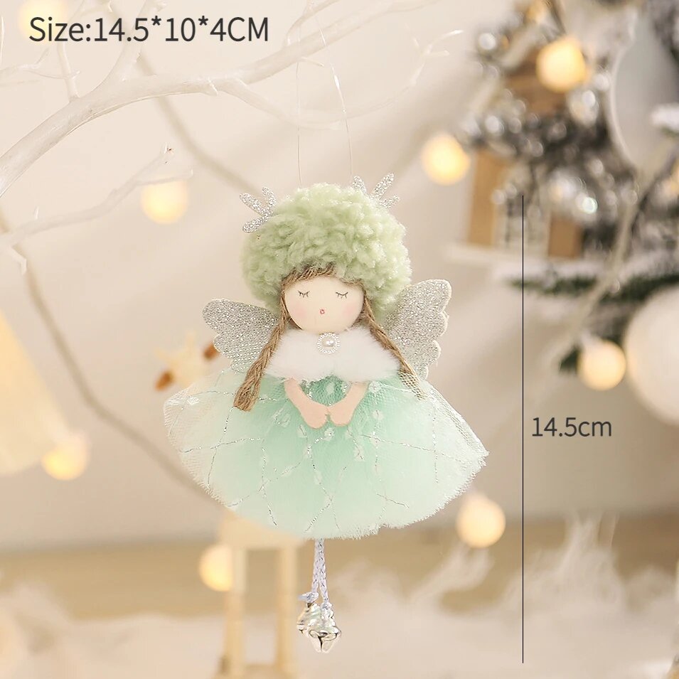 Рождественский ангел кукла, цвет 23-004 Green