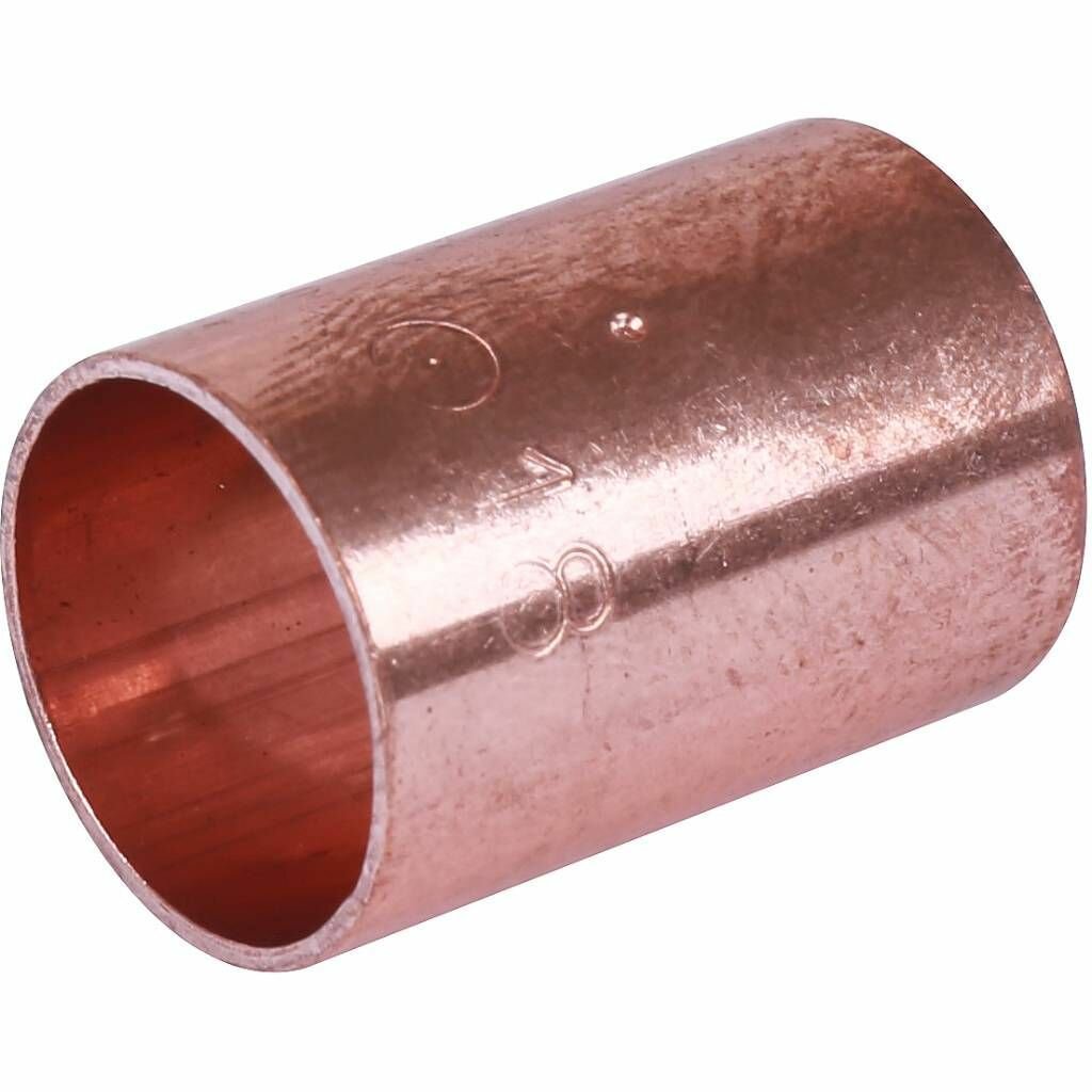 Муфта медная 18мм под пайку (2шт)