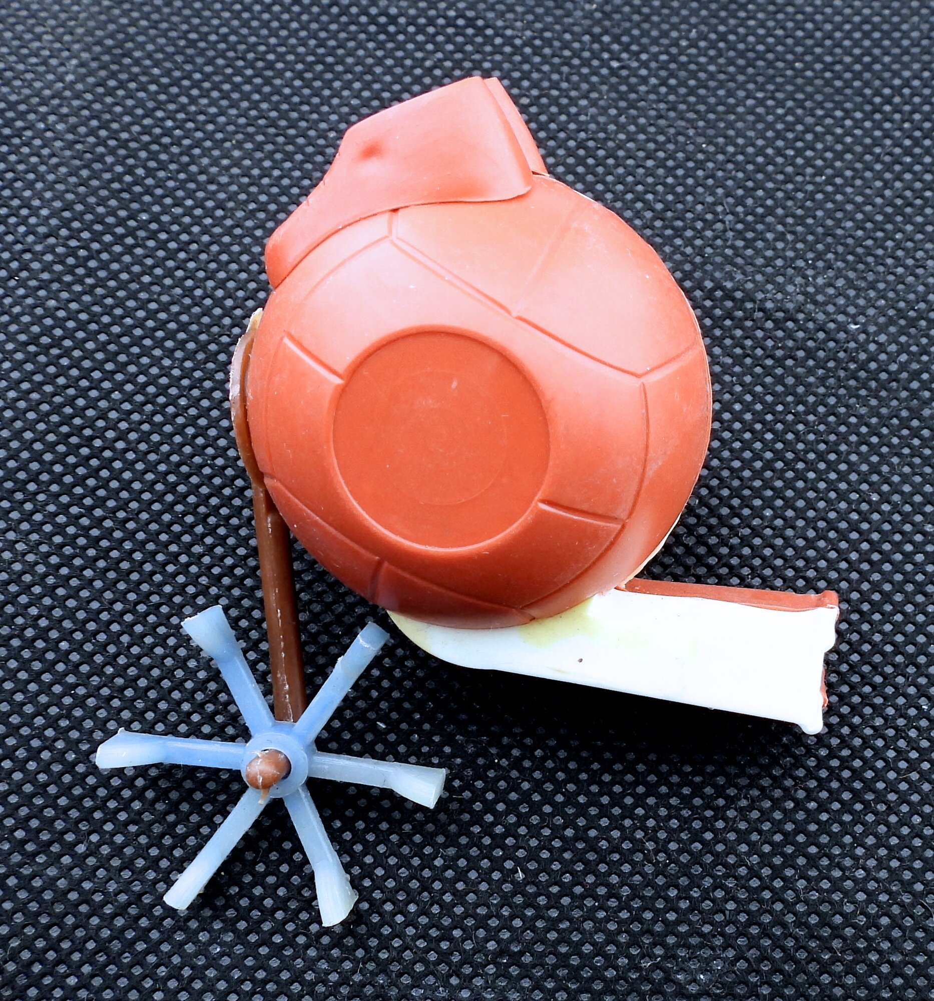 Винтажный свисток Футбольный мяч с бутсами и пропеллером СССР 1970-е гг новый