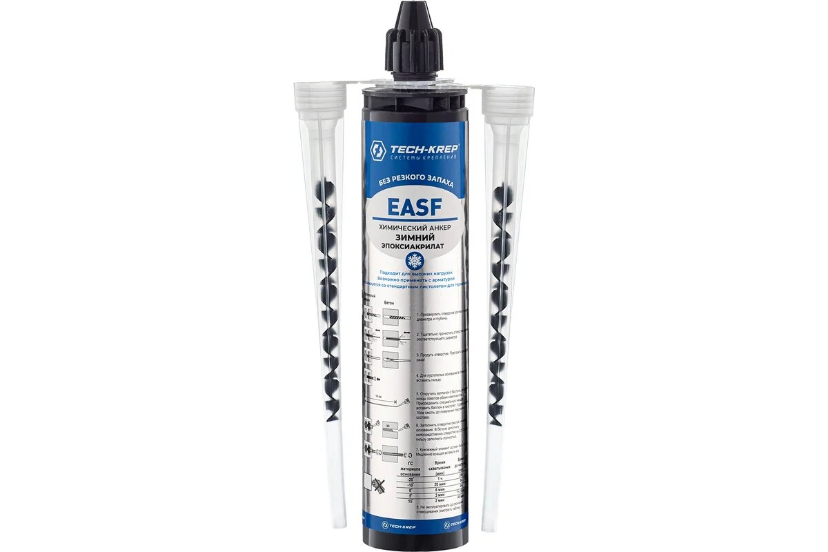 Tech-Krep PRO EASF EPOXY WINTER химический анкер 300 мл для мокрых и зимних условий 155928