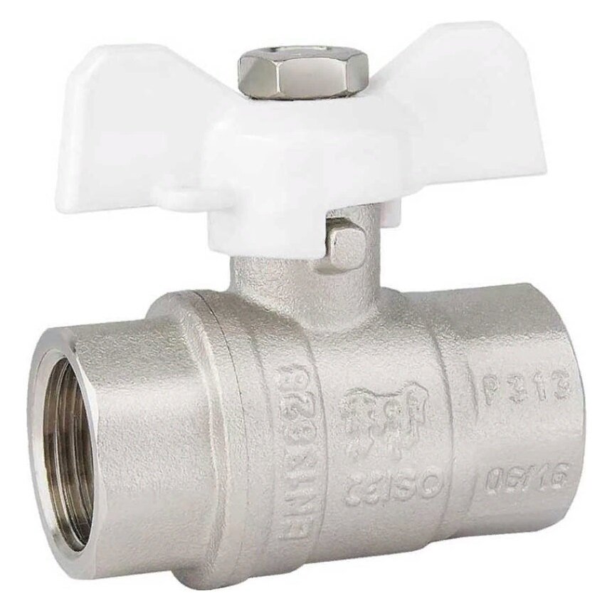 Кран вода PROFACTOR 3/4 гайка-гайка бабочка PRO-AQUA FWB63-F20-F20X PF FBV 301 ЛОТ 2 шт