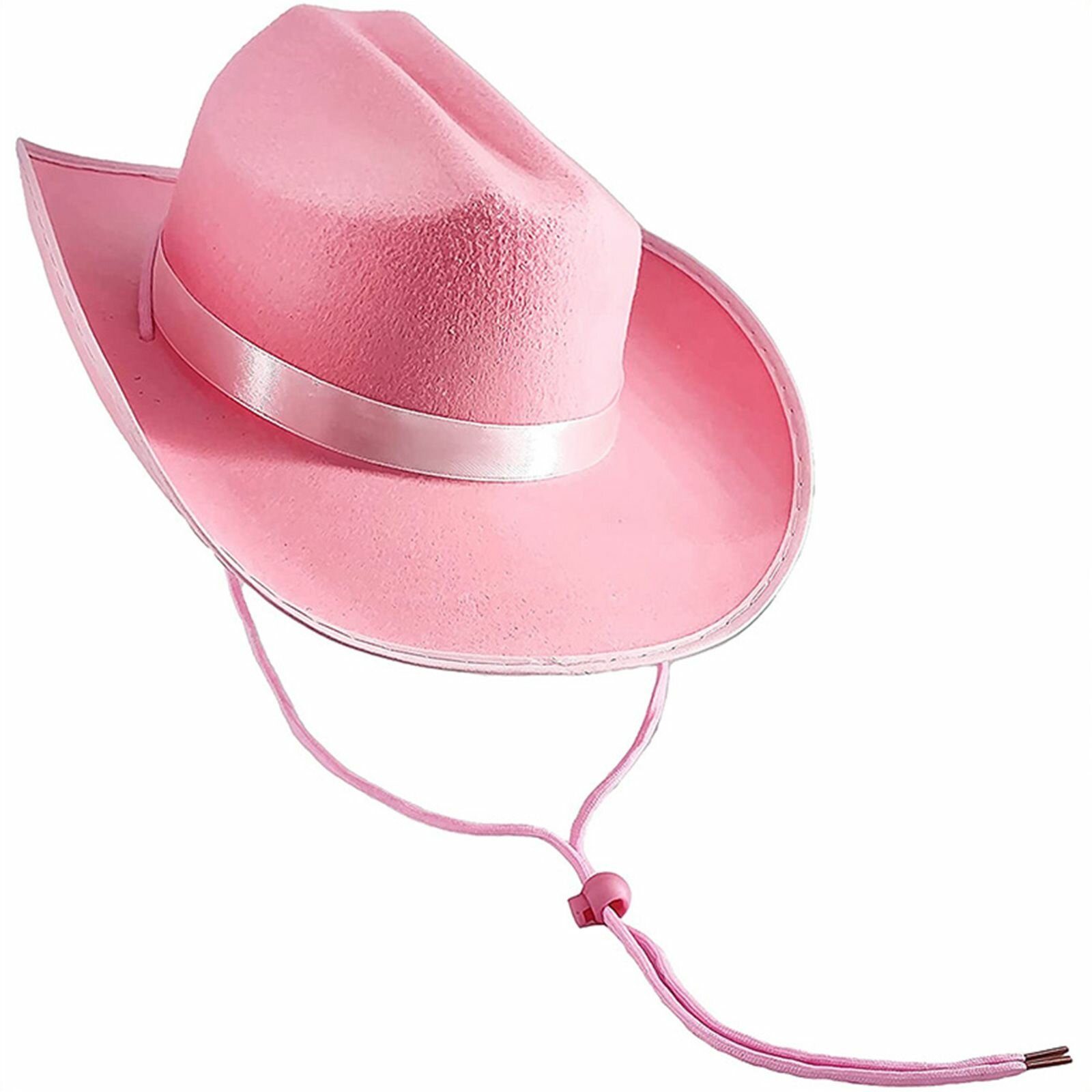 Нетканая стереотипная шляпа в стиле западной ковбойской шляпы-розовая