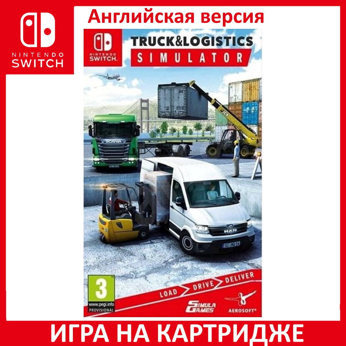 Игра Truck and Logistics Simulator Switch Английский язык Картридж на Nintendo Switch