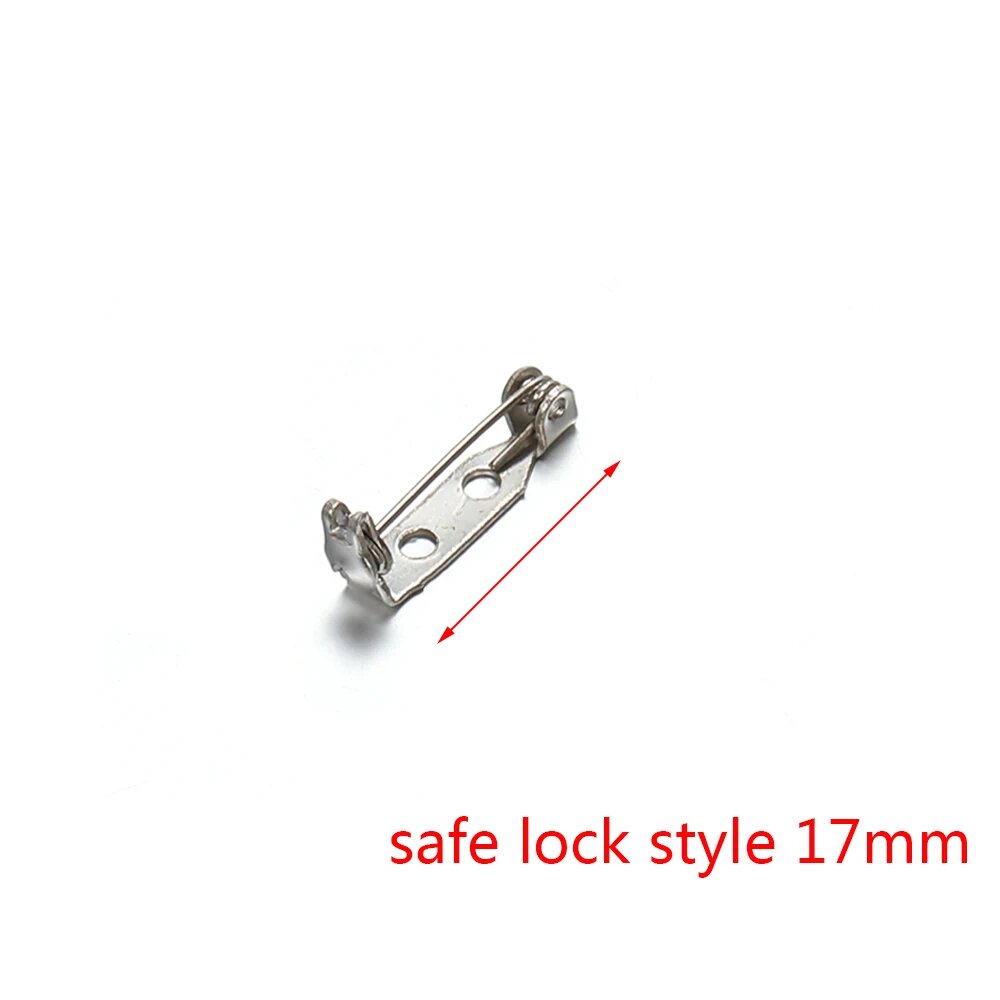 Булавки для брошей из нержавеющей стали 316, 20 шт. Safe lock-17mm