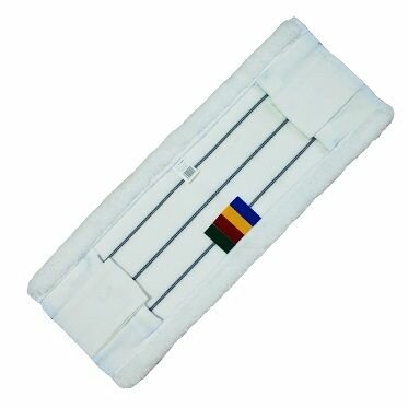 Универсальный моп (карманы + уши) из микрофибры с абразивными полосками, 50 см