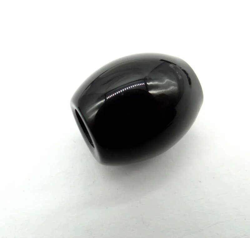 Бусины тигровый глаз 16х18 мм, 1 шт. Черный, NO.12