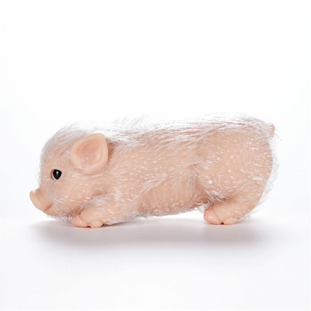 (1шт) Силиконовая домашняя свинья Pop Pig-цвет кожи