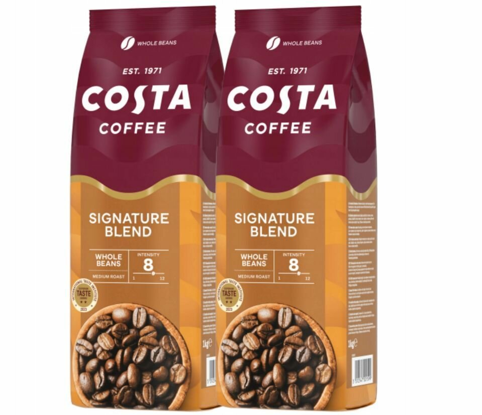 Кофе в зернах Costa Coffee Signature Blend 2x1kg