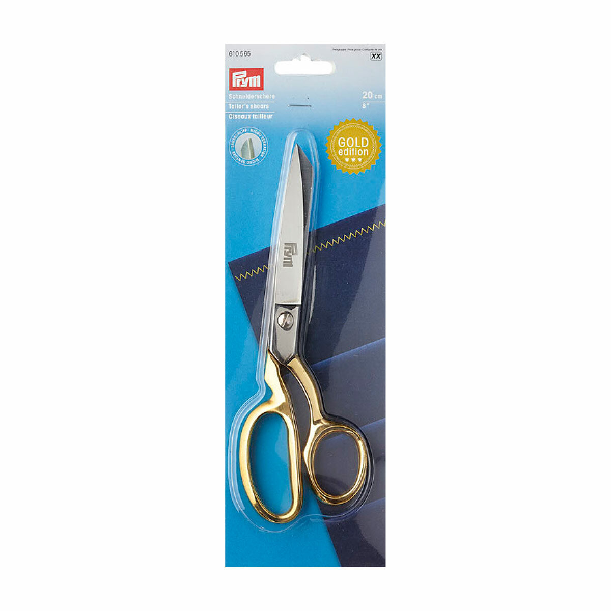 Портновские ножницы "Gold Edition", длина 20см, Prym, 610565