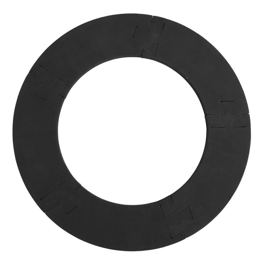 Дартс, Защитное кольцо для сборного дартса - черное, комплект
