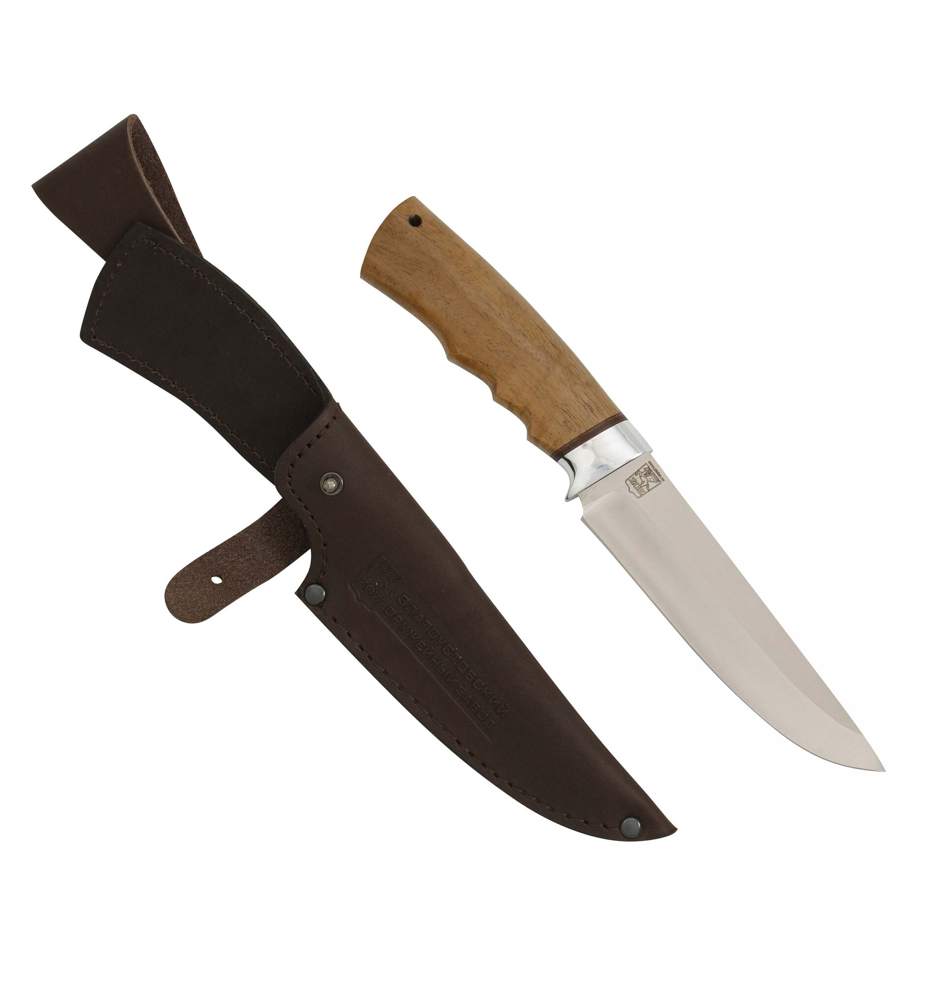 Нож Златоустовский оружейный завод "Пума" (сталь Х12МФ, орех-ал.)