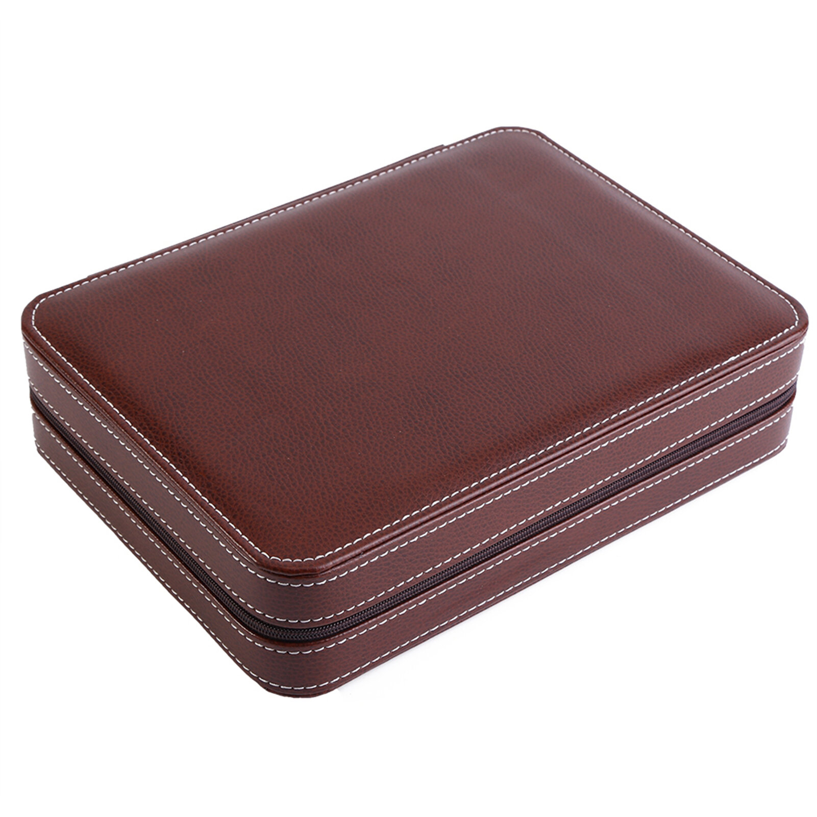 Чехол для хранения часов с 8 сетками, органайзер на молнии, дорожная коллекционная коробка для кофе