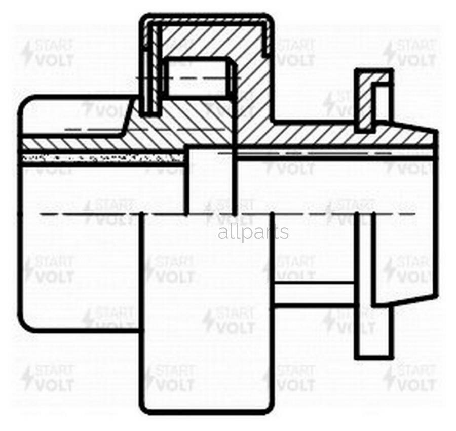 STARTVOLT VCS-1113 Привод стартера (бендикс) для а/м Mitsubishi Carisma (00-)/Space Star (00-) 1.6i/1.8i (VCS 1113)