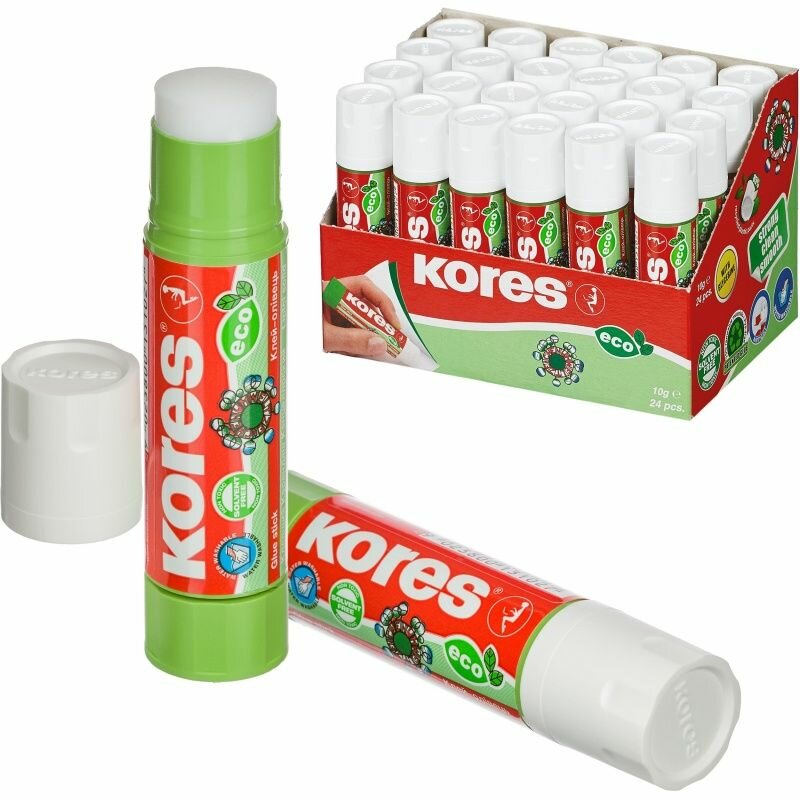 Клей-карандаш Kores 10 г, Glue-Eco