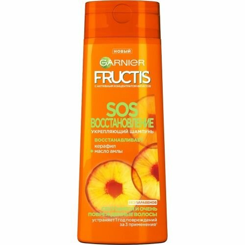 Шампунь Garnier Fructis, SOS Восстановление, 250 мл (C4634324/C4634323/C4634322)