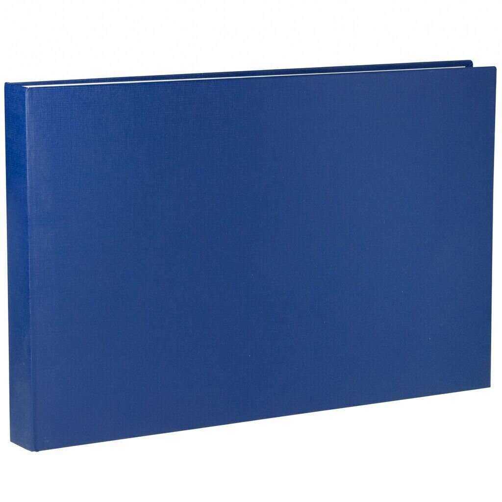 Папка для дипломных работ Канцбург Синяя, А4, без бумаги и надписи, горизонтальная