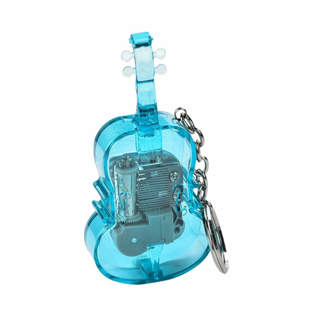 Подвеска в виде музыкальной шкатулки для мини-скрипки-Синий