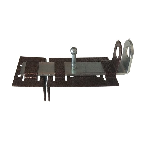 Задвижка дверная Кунгур ЗД-04, полимер, медь