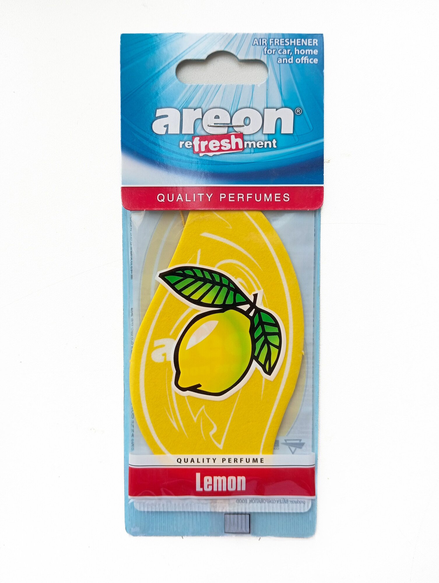 Ароматизатор Areon MON-CLASSIC REFRESHMENT Lemon (лимон) картонка