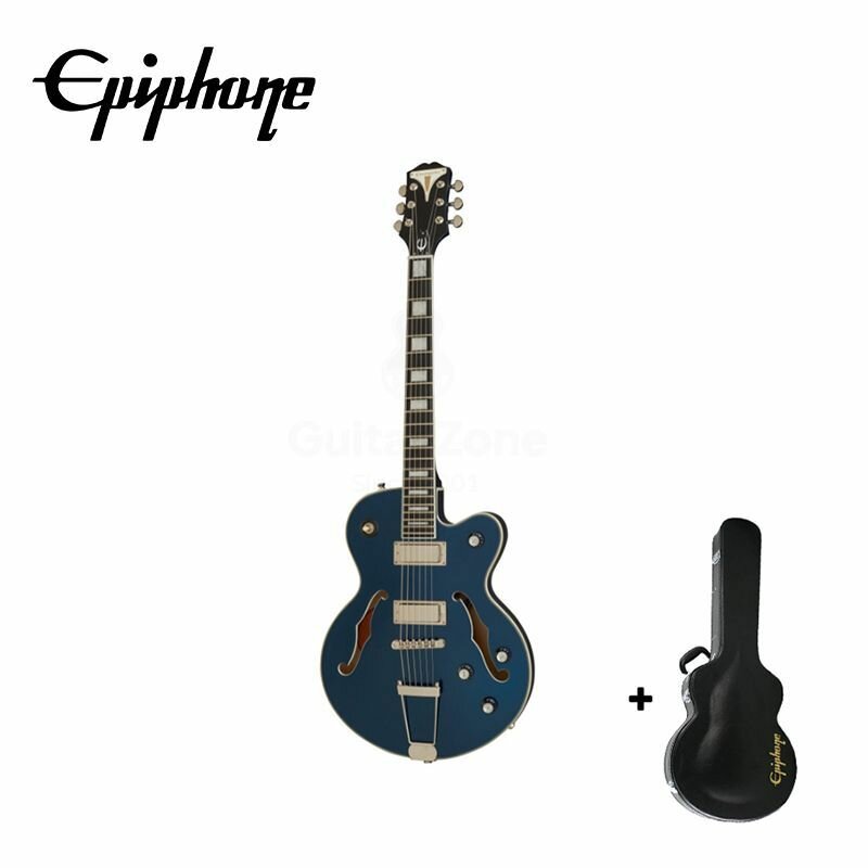 Epiphone Uptown Kat ES Blue+Case / Полуакустические гитары Профессиональная электрогитара