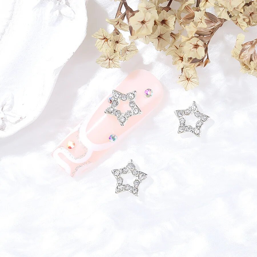 Подвески для ногтей OAKRGB, 10 шт. 10pcs star