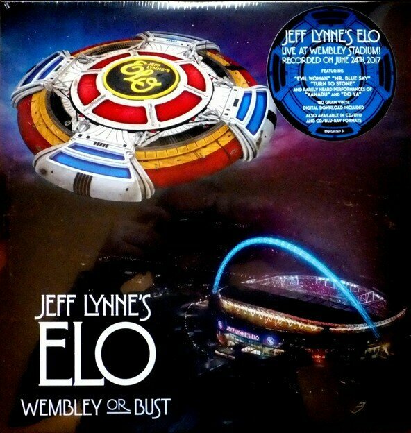 Jeff Lynne's Electric Light Orchestra "Виниловая пластинка Jeff Lynne's Electric Light Orchestra Wembley Or Bust"