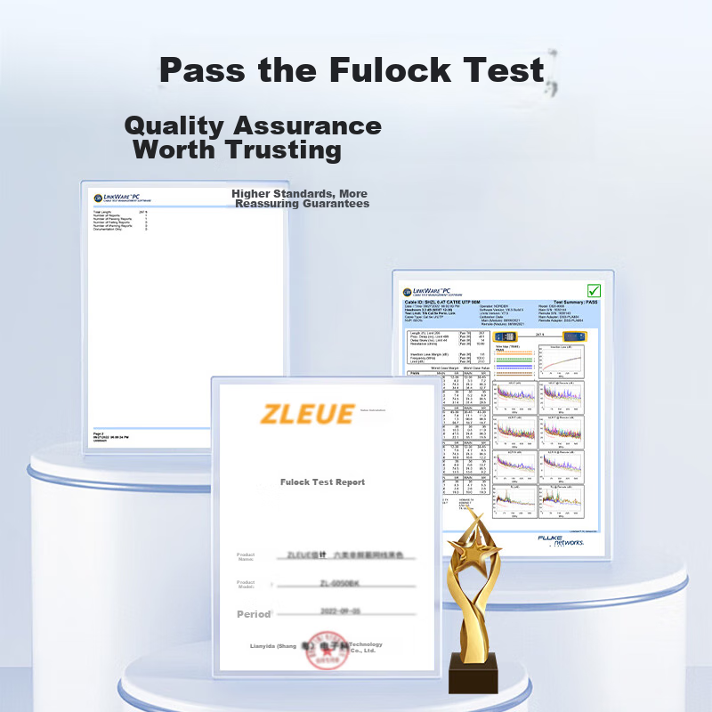 Value Count CAT6 Gigabit Ethernet Cable, 8-Core Twisted Pair, for Engineering, Home, Computer, Broadband, Surveillance, Network Patch Cord, Finished Network Cable, Blue, 0.5 Meter, ZL-6005BL