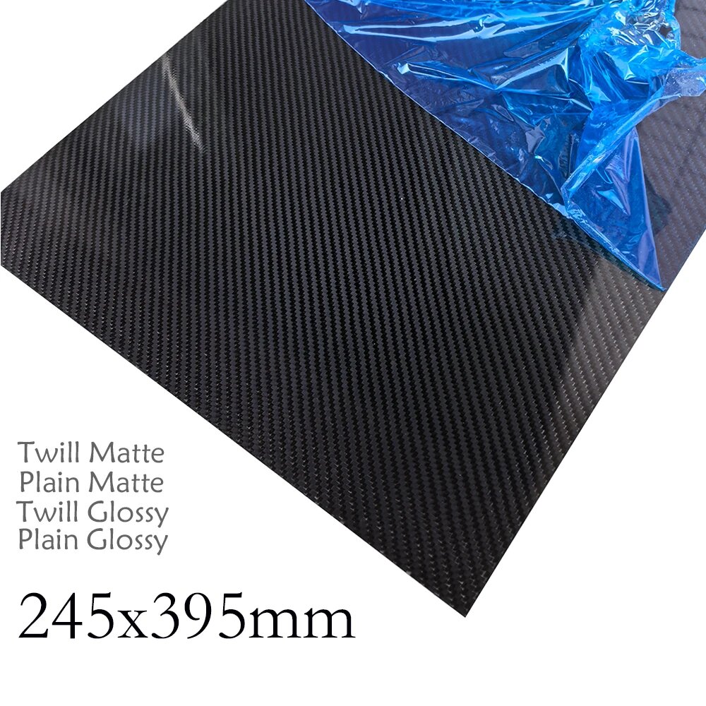 Панель карбон TianYuQi, 3.0mm Twill Matte, цвет 3.0mm Twill Matte