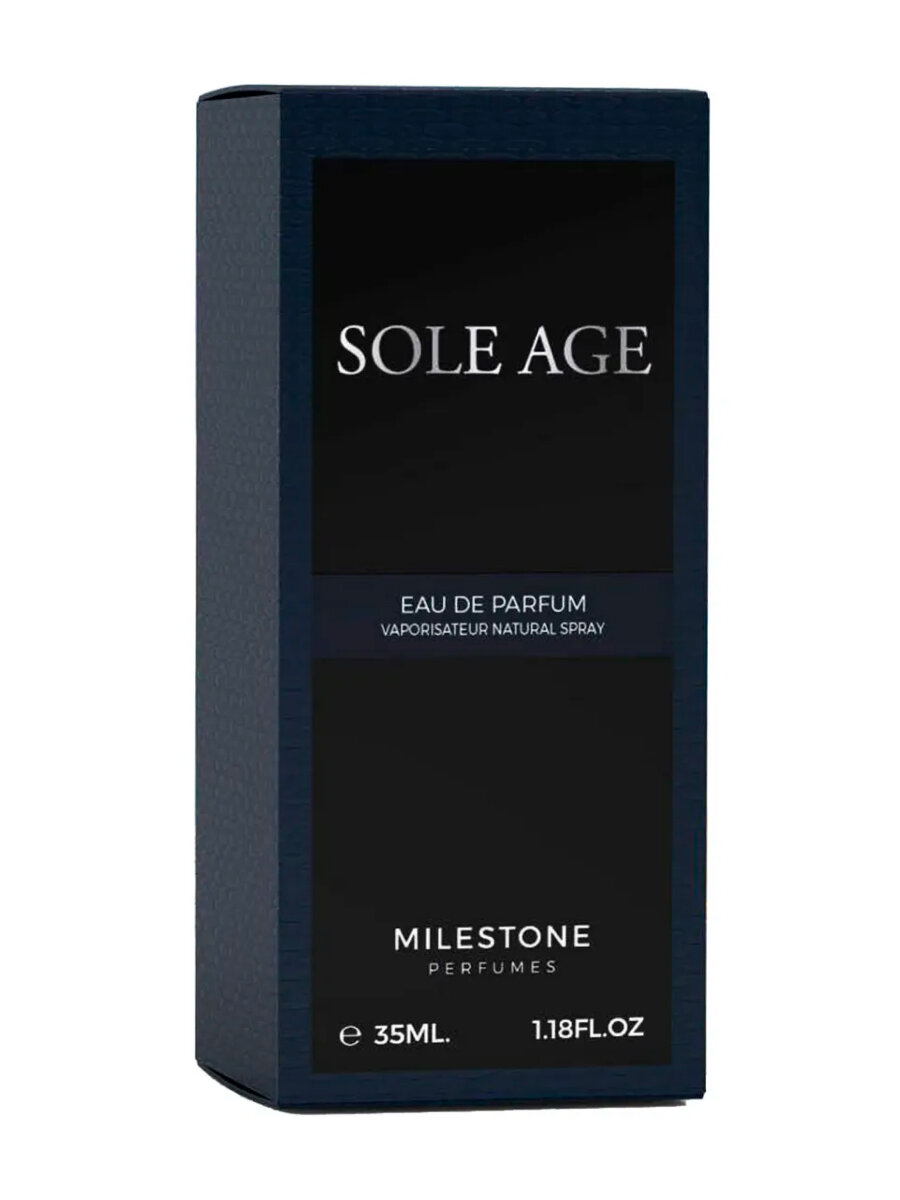 Парфюмерная вода MILESTONE Sole Age, мужская, фужерный аромат, 35мл