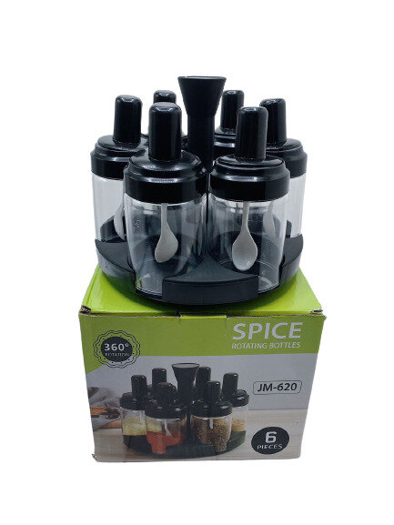 Набор ёмкостей для специй Spice Roating Bottles JM-620