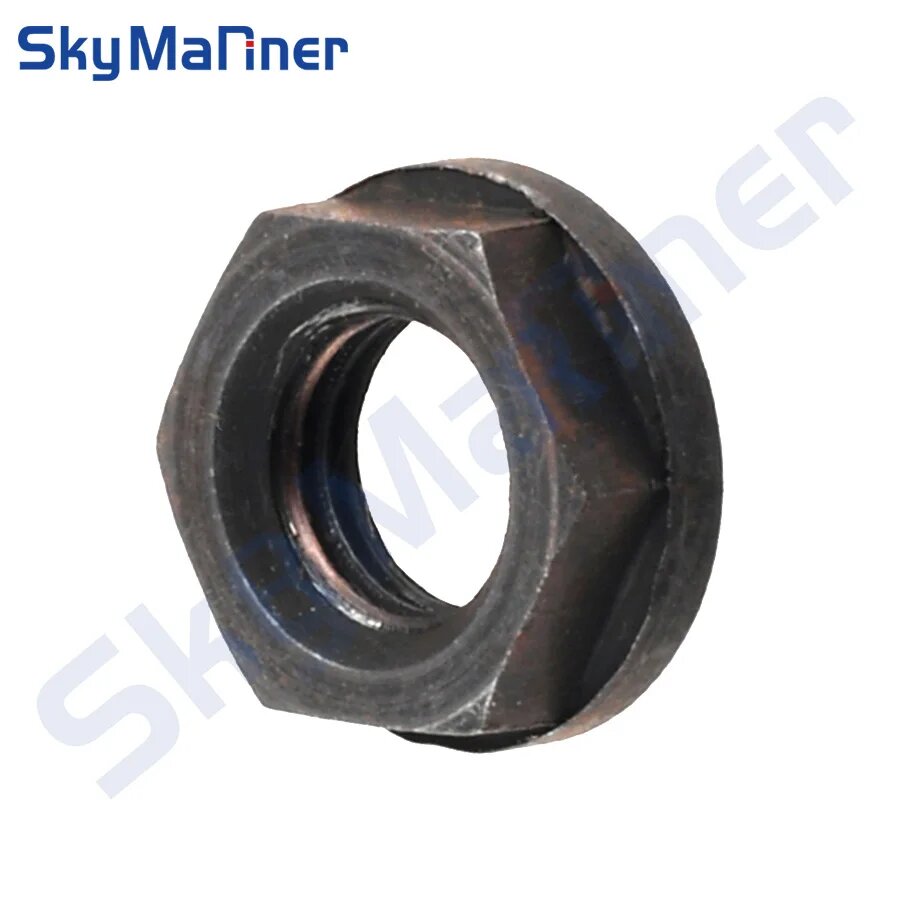 90179-08M06 Гайка приводного вала для двигателя Yamaha 2T 9,9 л. с.-15 л. с. 4T F8-F20 Parsun Hidea Hangkai 901-7908M-06 Заменяет детали