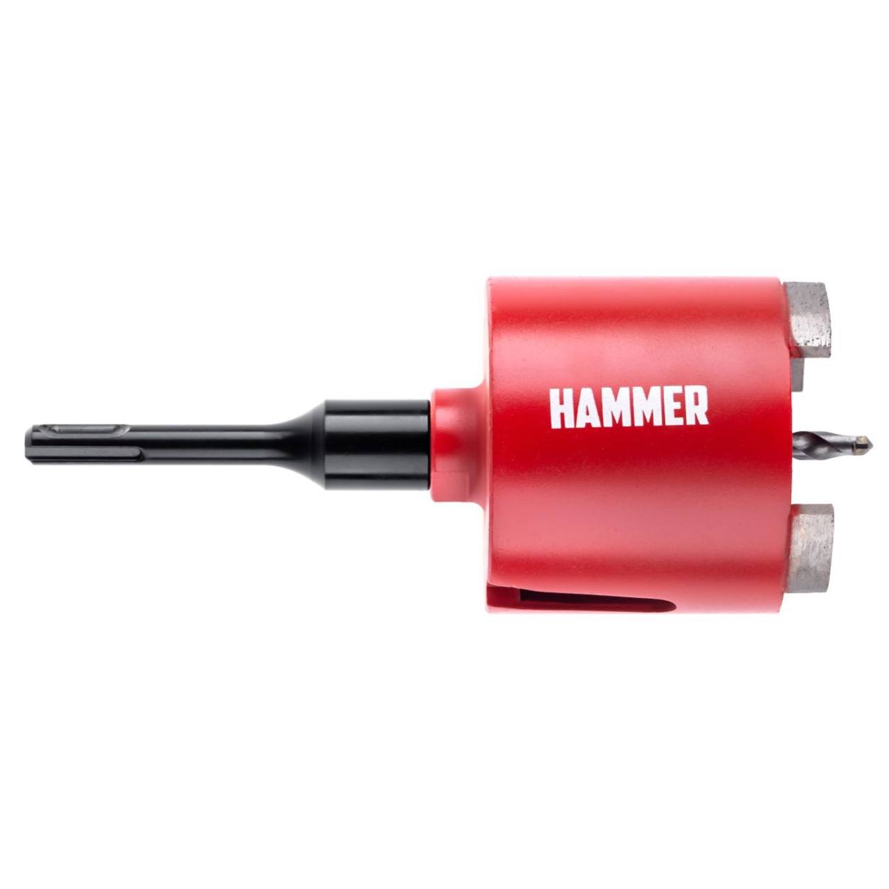 Hammer Flex алмазная коронка по бетону 82 мм SDS+ для сверления бетона, долговечная