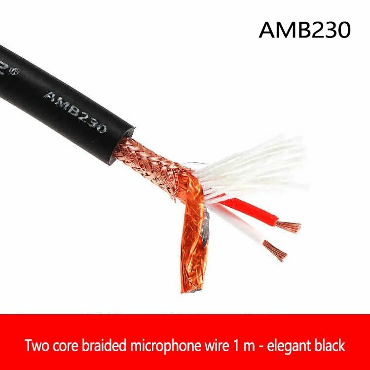 SNQP двухъядерный экранированный аудиокабель XLR 1-30 м AMB230, 4m