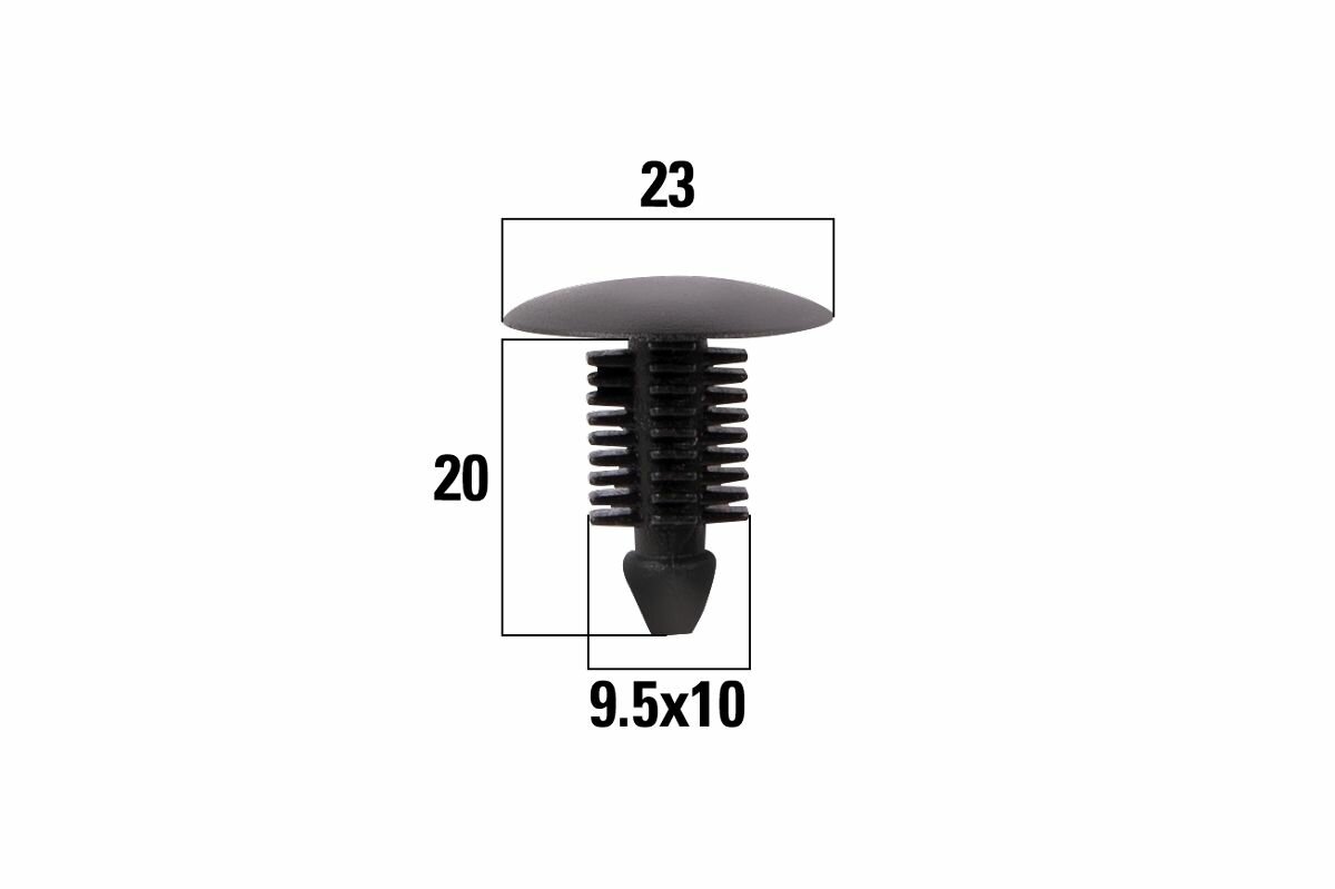 Клипсы автомобильные KRAFT KT106283, для Fiat Ducato и Alfa Romeo