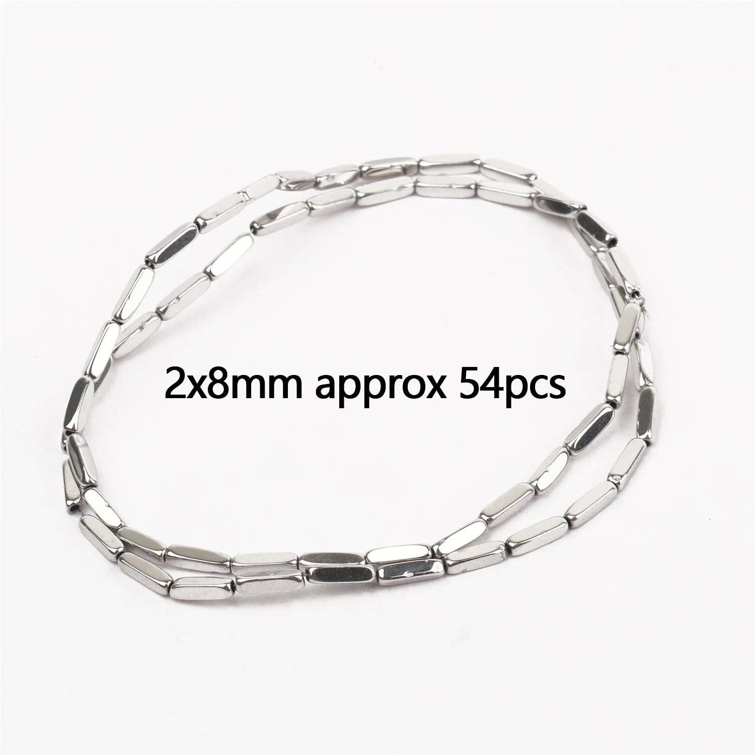 Гематитовые бусины TANANTA белые для ювелирных изделий type21-8x2mm