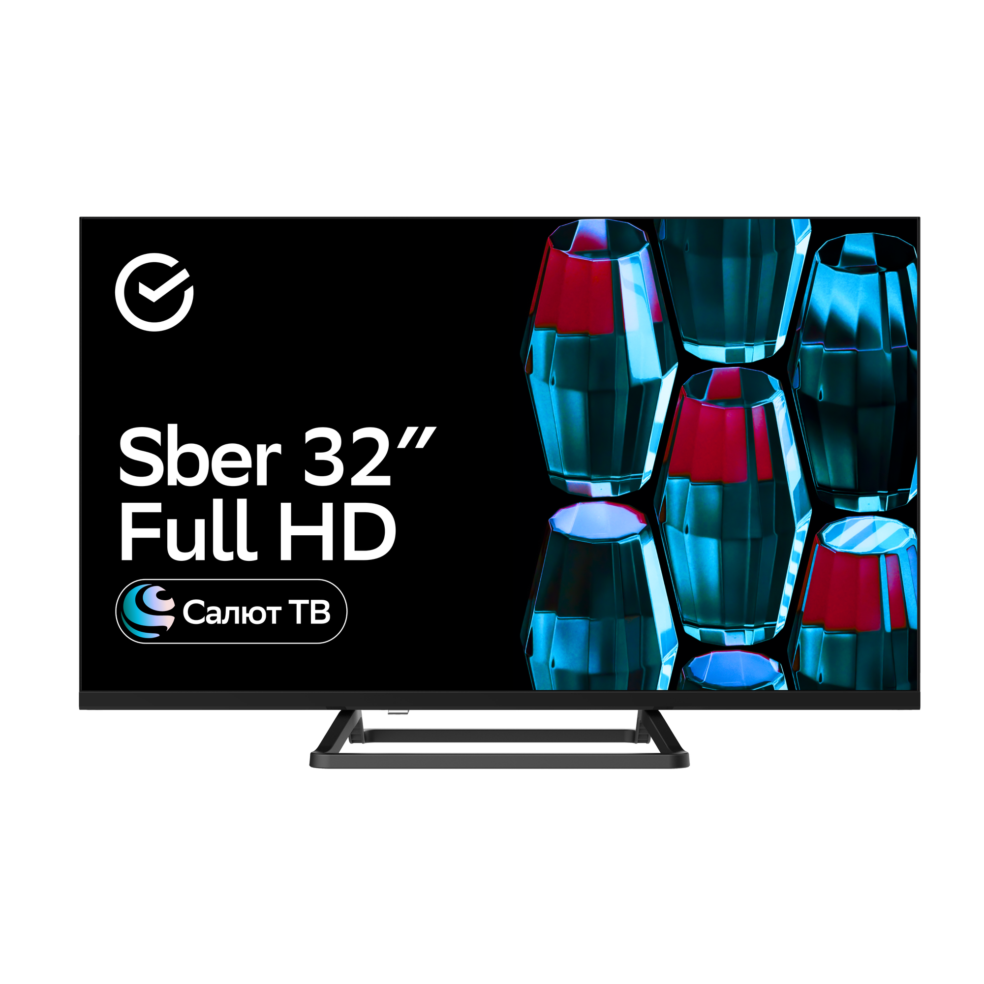 Телевизор LED SBER SDX-32F2137 FHD Smart (Салют), 32", черный