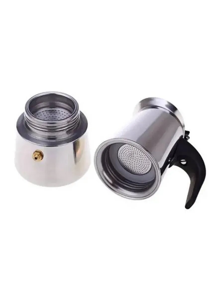 Гейзерная кофеварка для двух чашек