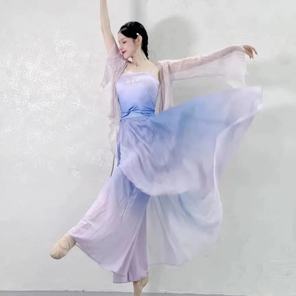 Женский танцевальный костюм Hanfu, размер L