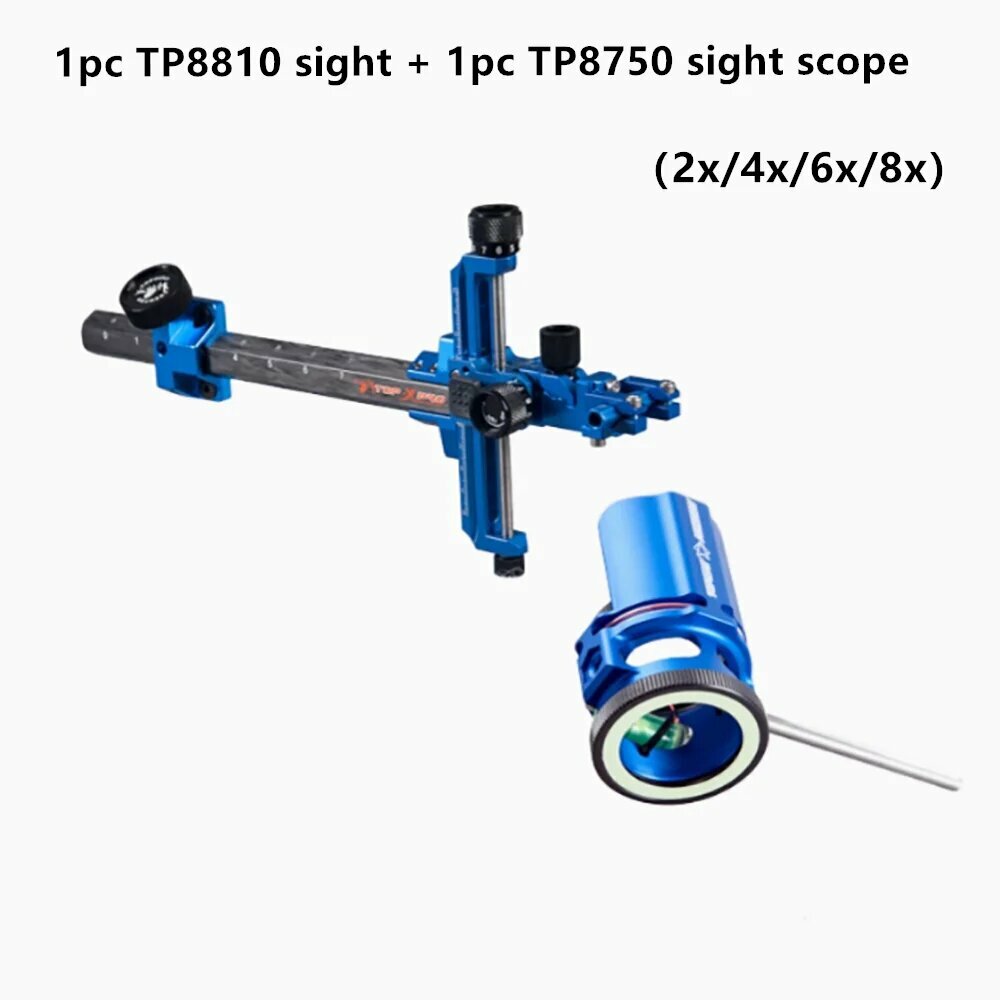 Прицел для лука Topoint TP8810+TP8750 2X/4X/6X/8X black 4X