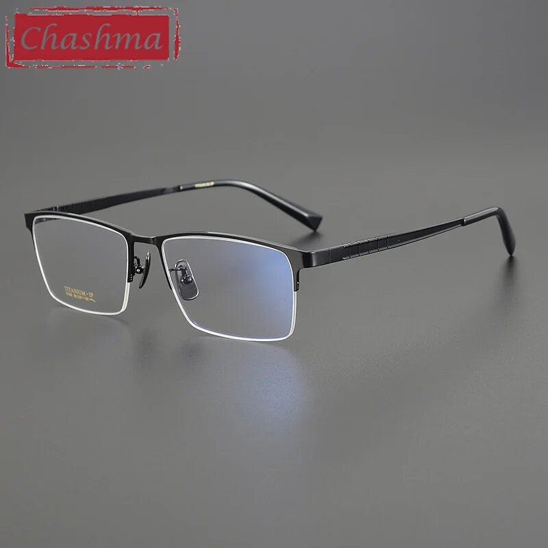 Мужские очки Chashma из титана, Bright Black