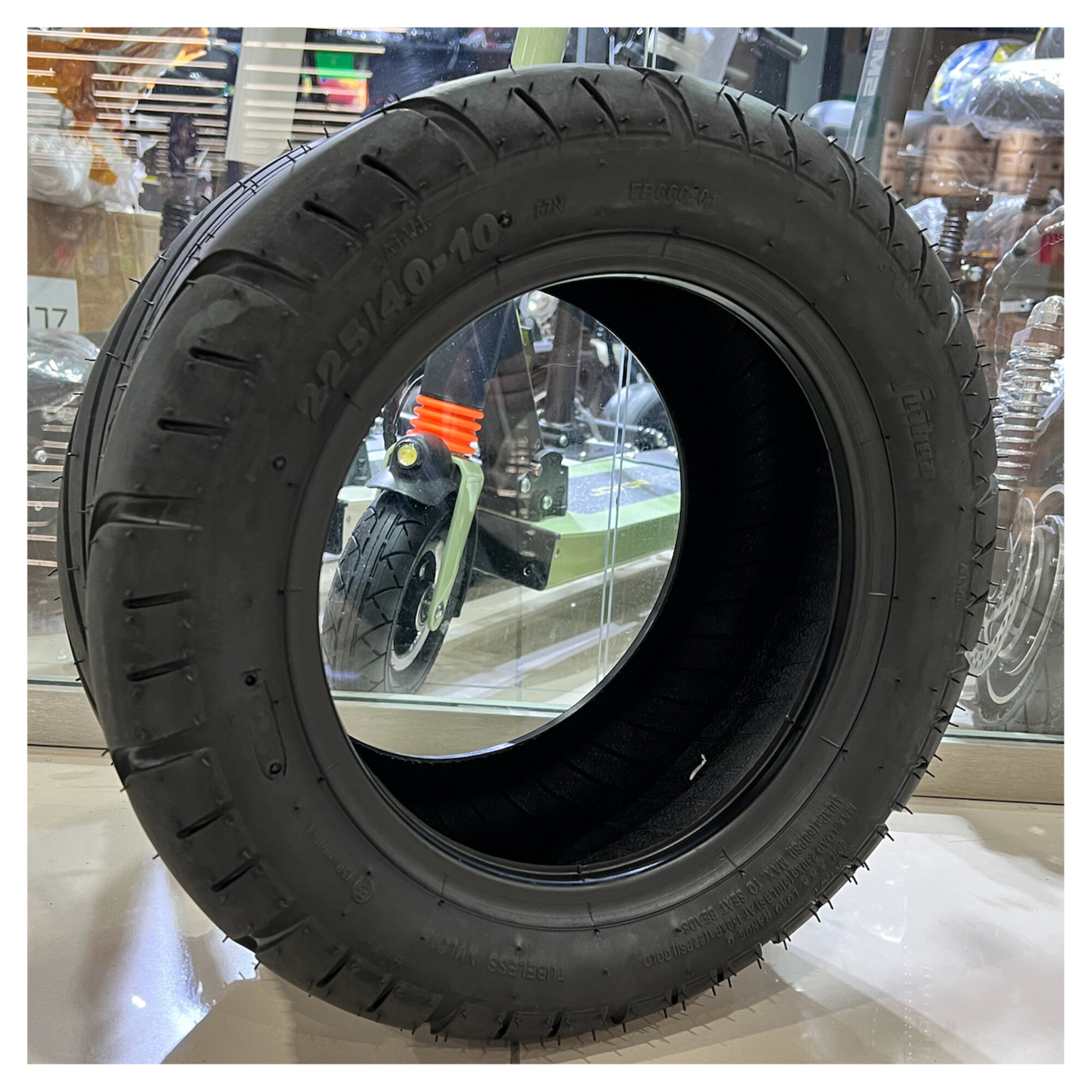 Покрышка на Электроскутер ситикоко 225/40-10, 10 дюймов