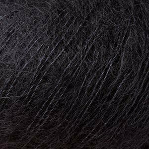 Kidsilk Haze /Кидсилк Хэйз/ пряжа Rowan, Z012000 (599, wicked (грешник), черный)