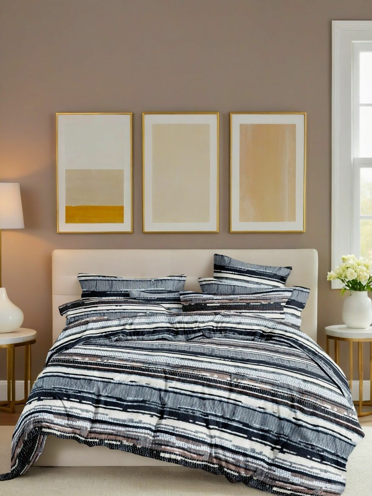 Постельное белье 2 спальное Cleo комплект наволочки 70х70 микросатин