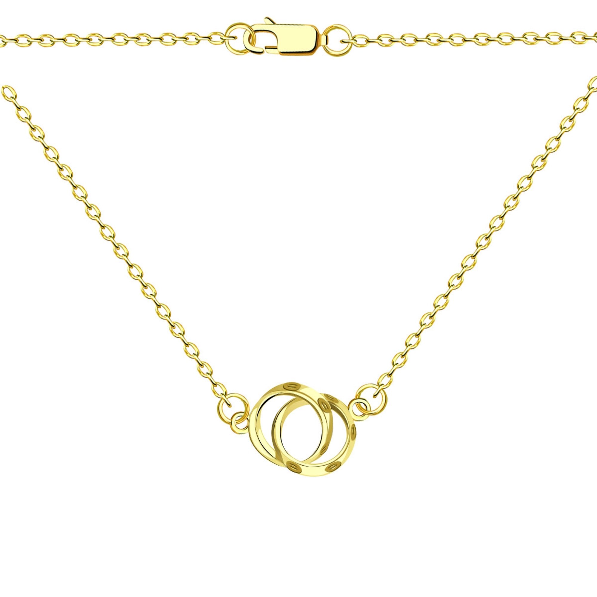 Колье, желтое золото, 585 проба