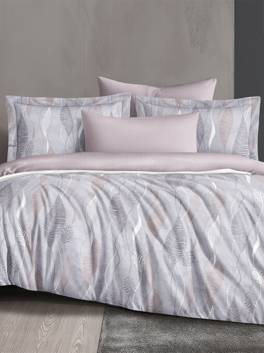 Постельное белье евро Cleo Satin Touch комплект сатин 100% хлопок