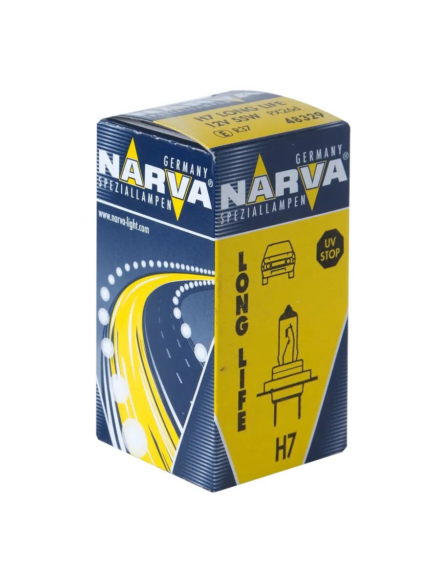 Лампа автомобильная H7 55 PX26d LONG LIFE 12V