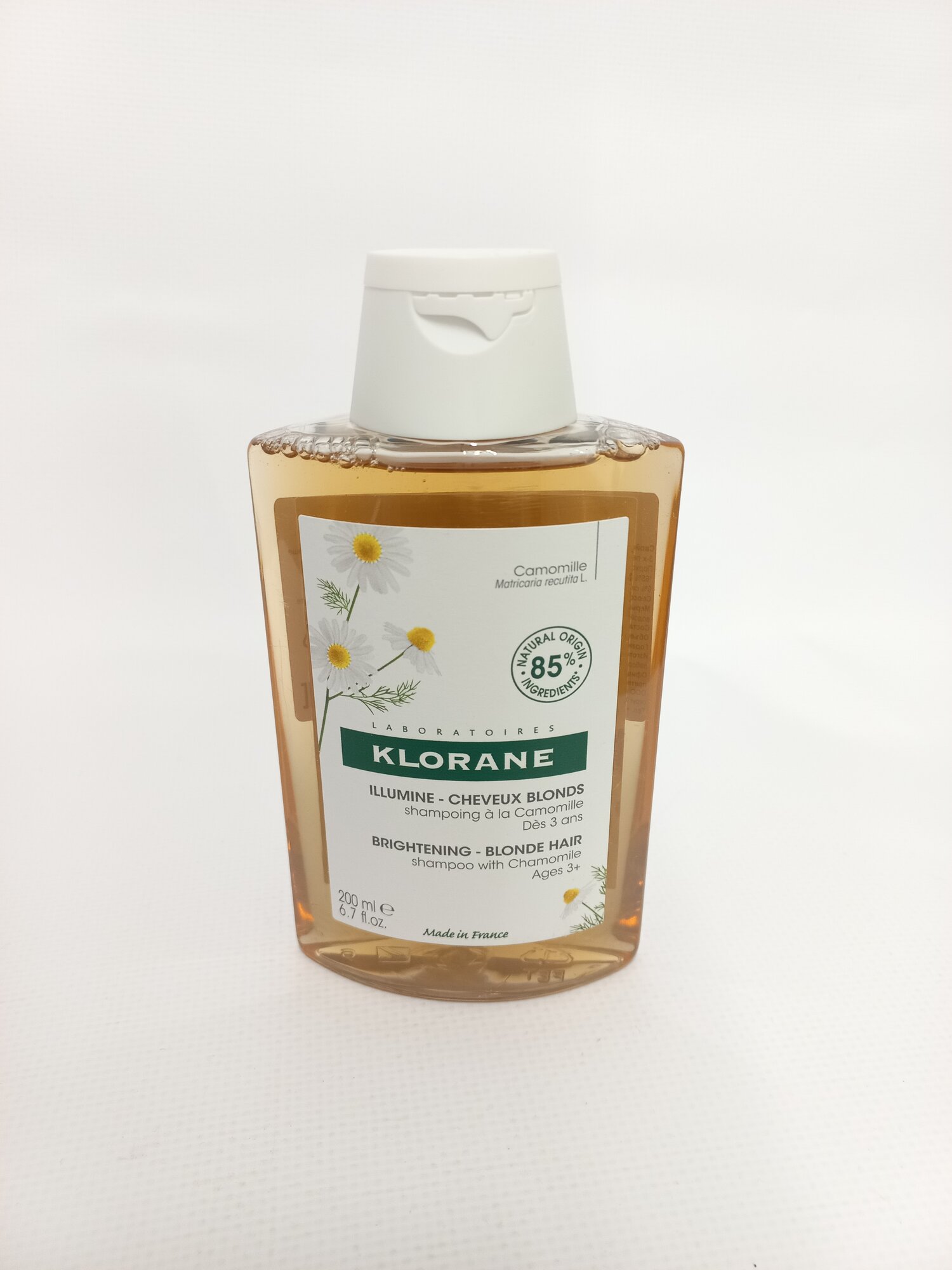 Клоран шампунь с экстрактом ромашки для светлых волос 200мл